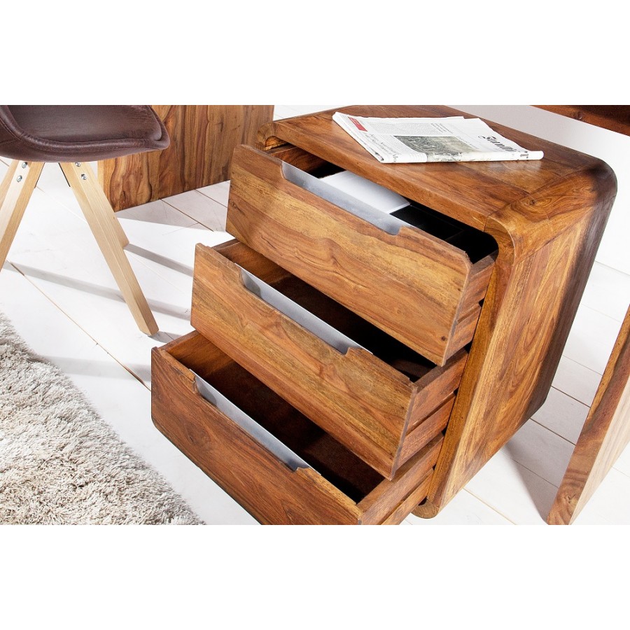 Kontener GOA rolkowy lite drewno Sheesham 60cm / 35896